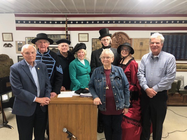 Military Display Dedication – Wells County Historical Society and Museum