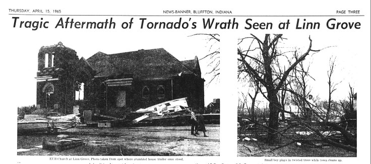 Remembering ….. 1965 Palm Sunday Tornado – Wells County Historical ...